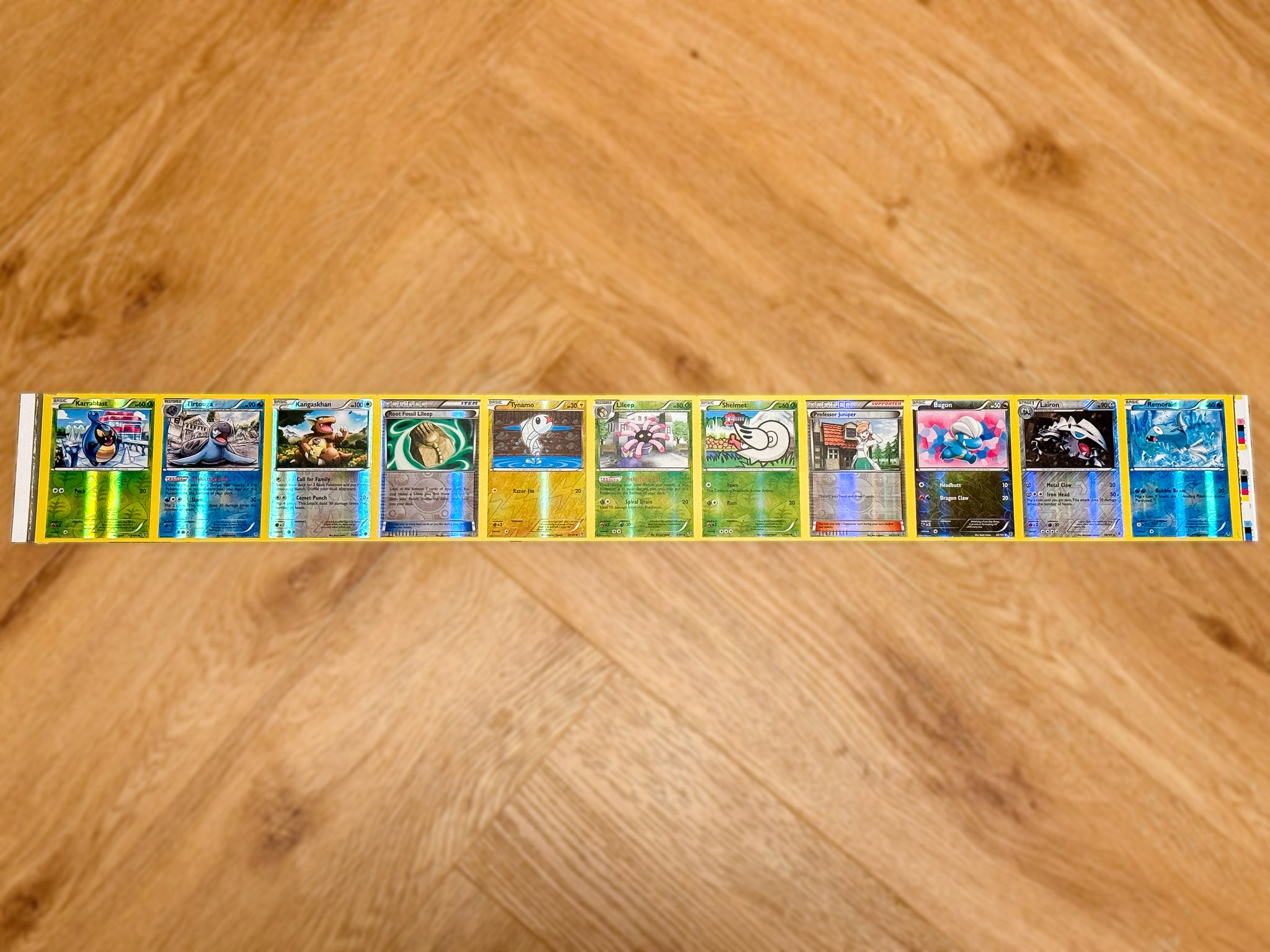 Uncut Stripe Black & White Reverse Foil – Rare uncut Pokémon trading ...
