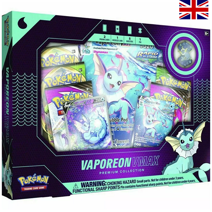 Vaporeon VMAX Premium Collection - Englisch | Pokémon TCG – 2Sleeve